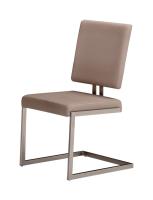 China 2 Legs Synthetic Leather Chairs 4pcs/Ctn Comfortable Seating Durable Quality for sale