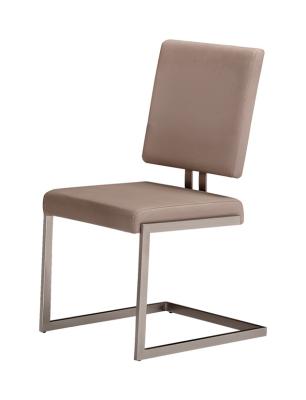 China 2 Legs Synthetic Leather Chairs 4pcs/Ctn Comfortable Seating Durable Quality for sale