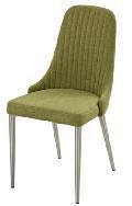 China Modern 580*470*930mm Upholstered Fabric Dining Chairs for sale