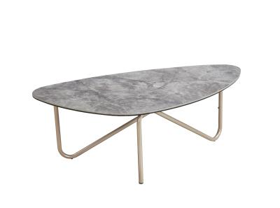 China Tempered Glass Artistic Coffee Furniture Tables In Various Colors 800*600*450mm for sale