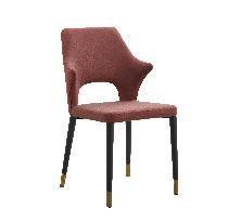 China 2pcs/Ctn Upholstered Fabric Dining Seats Chairs 650*580*610mm for sale