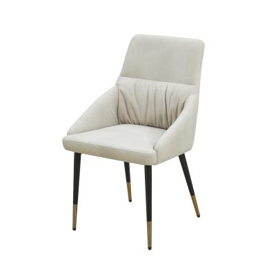 China 2pcs/ctn Upholstered Fabric Dining Chairs with 1 Year Limited Warranty for sale