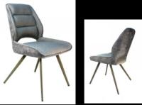 China Fabric Upholstered Dining Chairs 610*520*930mm for sale