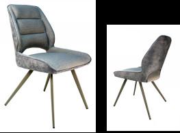China Fabric Upholstered Dining Chairs 610*520*930mm for sale