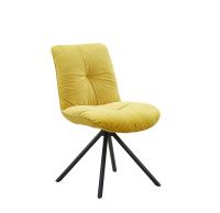 China Fabric Upholstered Dining Chairs 2pcs/ctn 1 Year Limited Warranty for sale
