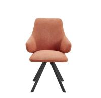 China Comfortable Fabric Upholstered Dining Chairs 2pcs/Ctn Seating for sale