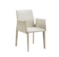 China 2pcs/Ctn Iron PU Leather 4 Legs Dining Chairs 540*590*840MM for sale