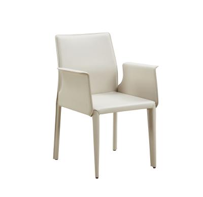 China 2pcs/Ctn Iron PU Leather 4 Legs Dining Chairs 540*590*840MM for sale