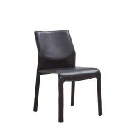 China 4 Legs Modern Iron PU Dining Chairs for sale