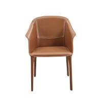 China Plastic PU Dining Leather Chairs With 4 Legs In Various Colors for sale