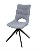 China 3H Fabric Upholstered Modern Dining Chairs 2pcs/Ctn 600*440*935mm for sale