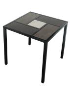 China Coffee Square Stylish Corner Table MDF Ceramic Top Scratch Proof Steady Legs for sale