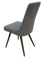 China Polyester Fabric Upholstered Woodgrain Dining Chair  Livingroom Chair Leisure Chair for sale