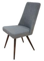 China Polyester Fabric Upholstered Woodgrain Dining Chair  Livingroom Chair Leisure Chair for sale