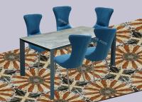 China Satin Fabric Upholstered Dining Chair Livingroom Chair Leisure Chair for sale