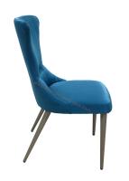 China Satin Fabric Upholstered Dining Chair Livingroom Chair Leisure Chair for sale