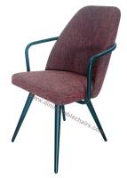 China Customized Upholstered Restaurant Chairs Industrial Furniture Contemporary Style for sale