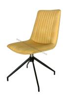 China Unique PU Dining Chairs , Textured Swivelling Comfortable Living Room Chairs for sale