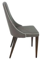 China Fabric Upholstered Woodgrain Dining Chair Livingroom Chair Leisure Chair for sale
