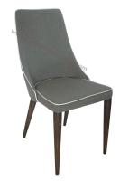 China Fabric Upholstered Woodgrain Dining Chair Livingroom Chair Leisure Chair for sale
