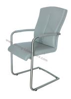 China Polyurethane PU Upholstered Stainless Dining Chair Livingroom Chair Leisure Chair for sale