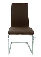 China Washable Restaurant Dining Chairs Guestroom Use Elegant Textured PU Shell for sale