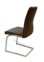 China Washable Restaurant Dining Chairs Guestroom Use Elegant Textured PU Shell for sale