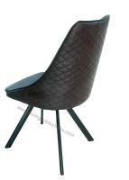 China Modern Metal Legged Dining Chairs Grey Robust Legs Slip Proof Home Furniture for sale
