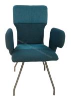 China Grey Legs Modern Upholstered Dining Chairs Guestroom Use Multi Color Shell for sale