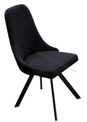 China Polyester Upholstered Dining Room Chairs High Density Sponge Bedroom Use for sale