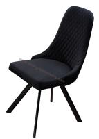 China Polyester Upholstered Dining Room Chairs High Density Sponge Bedroom Use for sale