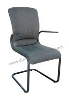 China Hotel Use Upholstered Restaurant Dining Chairs U Suspending Legs Skin Friendly for sale