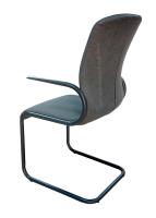China Hotel Use Upholstered Restaurant Dining Chairs U Suspending Legs Skin Friendly for sale