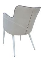 China Polyurethane PU Upholstered Dining Chair Livingroom Chair Armchair Leisure Chair for sale
