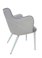 China Polyurethane PU Upholstered Dining Chair Livingroom Chair Armchair Leisure Chair for sale