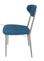 China Soft Fabric Upholstered Dining Chairs , Skin Friendly Leisure Meeting Room Chairs for sale
