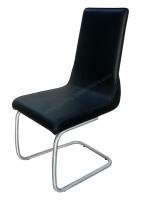 China Upholstered Dining Chairs Polyurethane Wear Resistance Skin Friendly Shell for sale