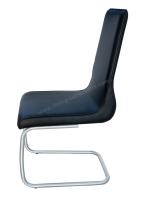 China Upholstered Dining Chairs Polyurethane Wear Resistance Skin Friendly Shell for sale