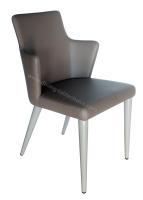 China PU Polyurethane Upholstered Dining Chair Livingroom Chair Leisure Chair for sale