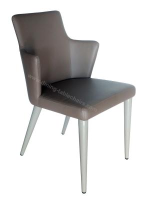 China PU Polyurethane Upholstered Dining Chair Livingroom Chair Leisure Chair for sale