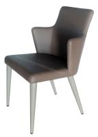 China PU Polyurethane Upholstered Dining Chair Livingroom Chair Leisure Chair for sale