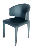 China Grey Polyurethane Dining Chairs Plywood Material Water Proof Pu Shell for sale