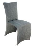 China Indoor Fabric Upholstered Dining Chairs , Luxury Dining Chair Full Wrapped Leg for sale