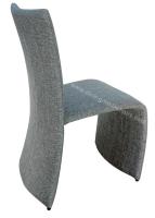 China Indoor Fabric Upholstered Dining Chairs , Luxury Dining Chair Full Wrapped Leg for sale