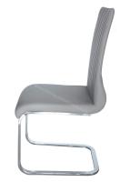 China Eco Friendly Chrome Dining Room Chairs Glossy Guestroom Use Maintain Free for sale