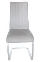 China Eco Friendly Chrome Dining Room Chairs Glossy Guestroom Use Maintain Free for sale