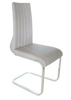 China Eco Friendly Chrome Dining Room Chairs Glossy Guestroom Use Maintain Free for sale