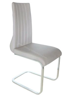 China Eco Friendly Chrome Dining Room Chairs Glossy Guestroom Use Maintain Free for sale