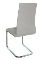 China Eco Friendly Chrome Dining Room Chairs Glossy Guestroom Use Maintain Free for sale