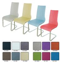 China Eco Friendly Chrome Dining Room Chairs Glossy Guestroom Use Maintain Free for sale